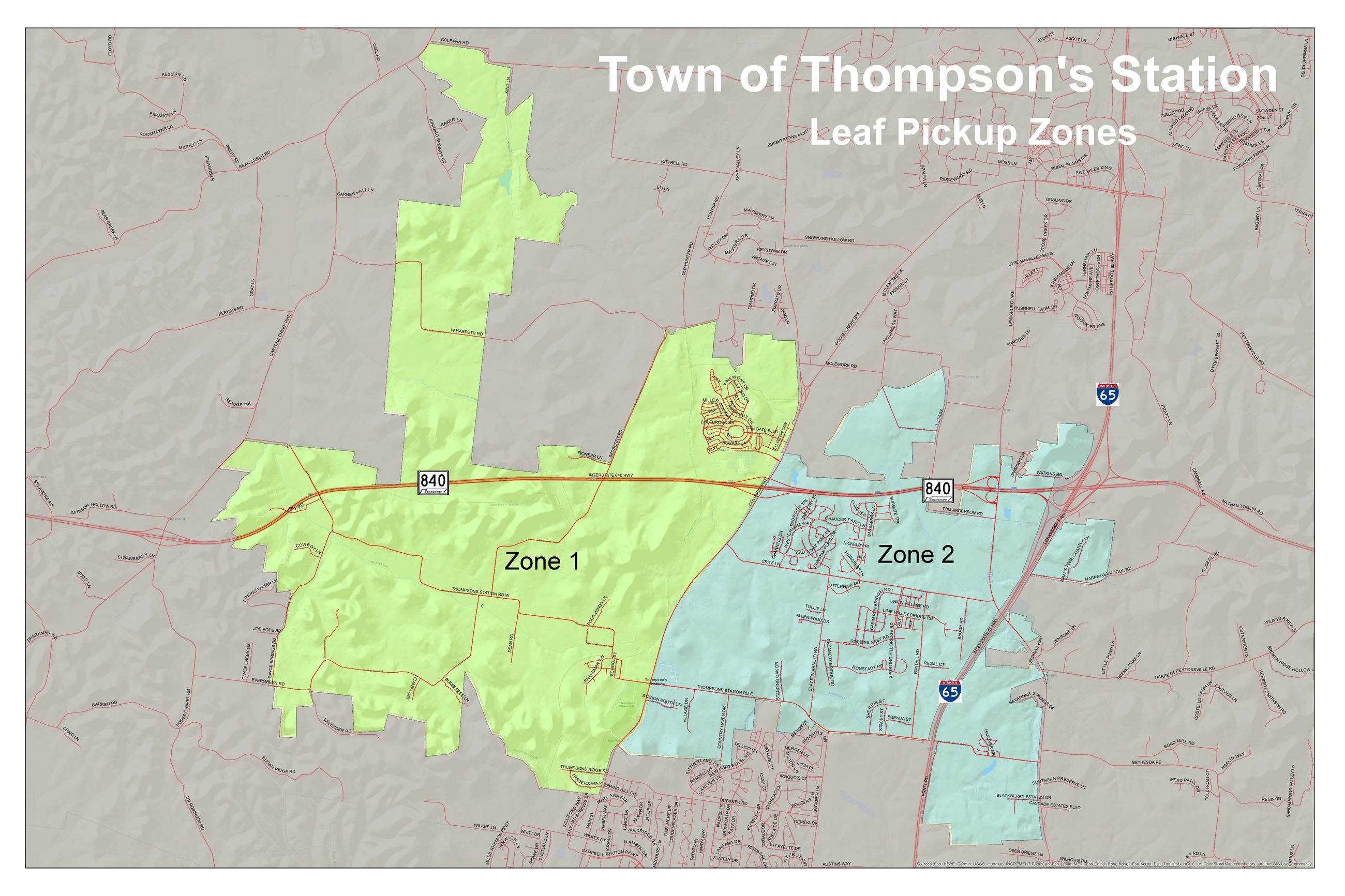 Leaf Collection Service | Town of Thompson's Station, TN